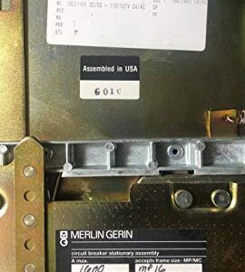 Merlin Gerin 1600 Amp MP16 Masterpact Breaker Stationary Assembly Cradle 1600A