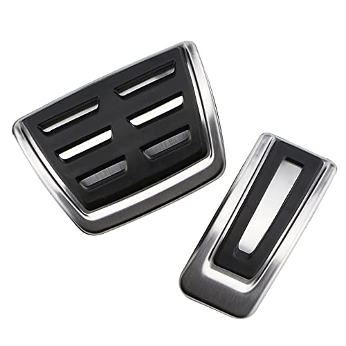 DRAXEZ Stainless Steel Car Pedals Fuel Brake Pedal Rest Foot Pedal Cover，for Audi A3 8V Sportback Cabrio Limousine S3 RS3 Auto Parts