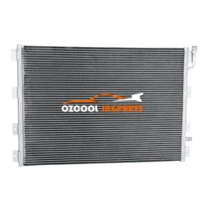 ozcoolingparts aluminum ac condenser a/c air conditioning for 1987-2008 kenworth t400 t600a t800 w900 truck k122125 k122-125