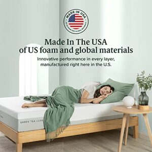 ZINUS 12 Inch Green Tea Luxe Memory Foam Mattress / Pressure Relieving / CertiPUR-US Certified / Bed-in-a-Box / All-New / Made in USA, Full