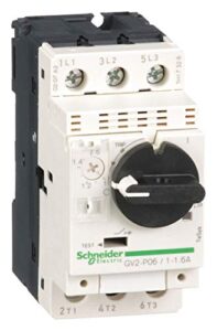 schneider electric rotary knob manual motor starter, no enclosure – gv2p06