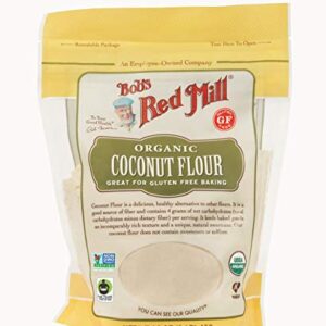 Bob's Red Mill Organic Coconut Flour, 16-ounce (Pack of 4)