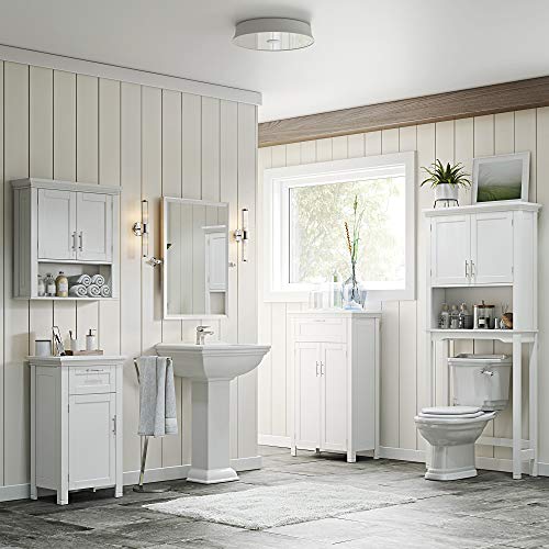 RiverRidge Somerset Two-Door Floor Cabinet, White