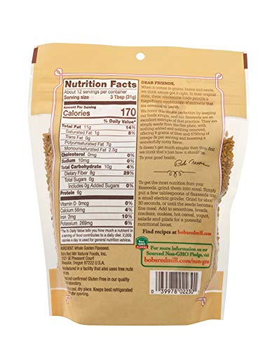 Bobs Red Mill Flaxseed Golden, 13 oz