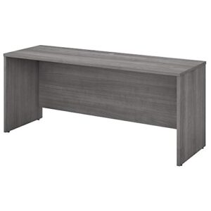 bush business furniture studio c home office desk, platinum gray