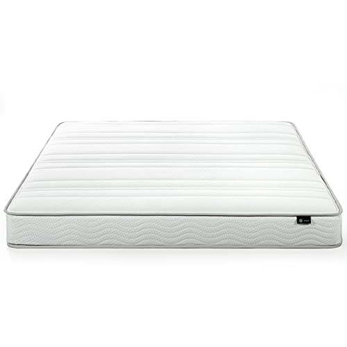 Zinus 6 Inch Foam and Spring Mattress / CertiPUR-US Certified Foams / Mattress-in-a-Box, Full (Off-White)