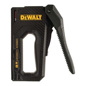 dewalt staple gun, carbon fiber body, 2-in-1 tacker (dwht80276)