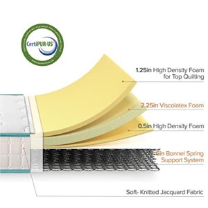 Zinus 10 Inch Tight Top Spring Mattress / Innerspring Mattress / CertiPUR-US Certified / Mattress-in-a-Box, Twin