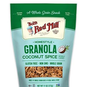 Bob's Red Mill Homestyle Coconut Spice Granola, 11-ounce (Pack of 6)