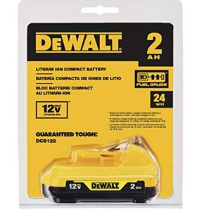 DEWALT DCB122 12V MAX* 2AH LITHIUM ION BATTERY