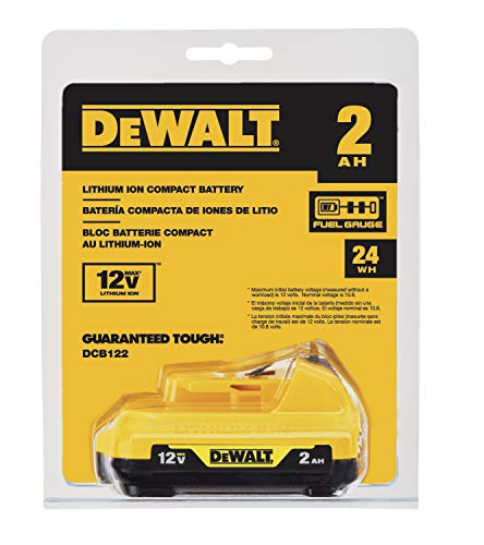 DEWALT DCB122 12V MAX* 2AH LITHIUM ION BATTERY