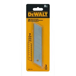 dewalt 25 mm snap blades