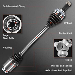 A-Premium Pair (2) Rear CV Axle Shaft Assembly Compatible with Can-Am Outlander 1000, Outlander 650, Outlander 800, Outlander 800R, Outlander Max 1000, Renegade 1000, Renegade 800R, Replace# 705500867