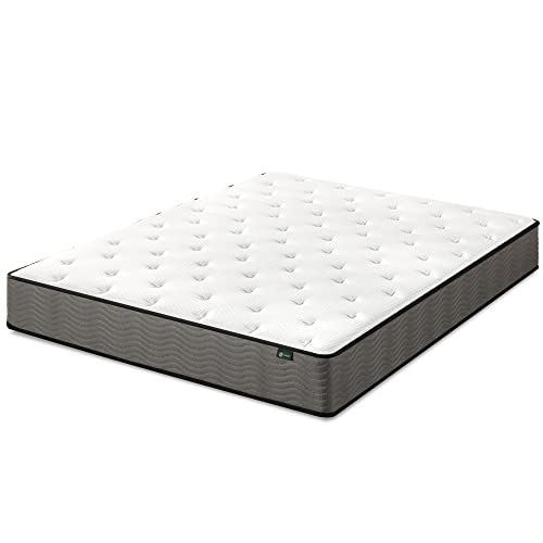 ZINUS 10 Inch Support Plus Pocket Spring Hybrid Mattress / Extra Firm Feel / Heavier Coils for Durable Support / Pocket Innersprings for Motion Isolation / Mattress-in-a-Box, Queen