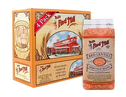 Bob's Red Mill Red Lentil Beans, 27 Oz (4 Pack)