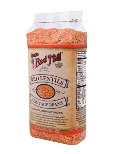 Bob's Red Mill Red Lentil Beans, 27 Oz (4 Pack)