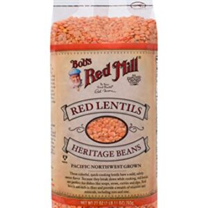 Bob's Red Mill Red Lentil Beans, 27 Oz (4 Pack)