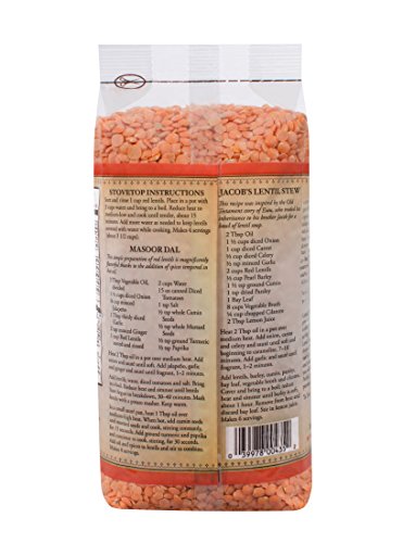 Bob's Red Mill Red Lentil Beans, 27 Oz (4 Pack)