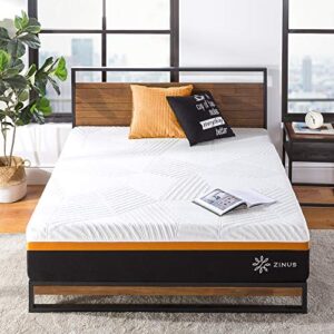 ZINUS 12 Inch Cooling Copper ADAPTIVE Pocket Spring Hybrid Mattress / Moisture Wicking Cover / Cooling Foam / Pocket Innersprings for Motion Isolation / Mattress-in-a-Box, Queen, Off-white