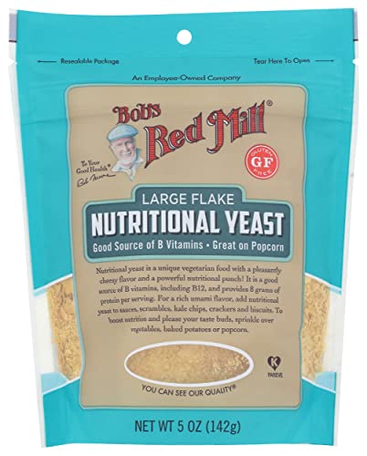 Bobs Red Mill Large Flake Nutritional Yeast -5 oz (Pack of 4)