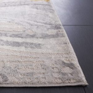 Safavieh Palma Collection 5'5" x 7'7" Beige/Light Grey PAM310A Modern Contemporary Abstract Non-Shedding Area Rug