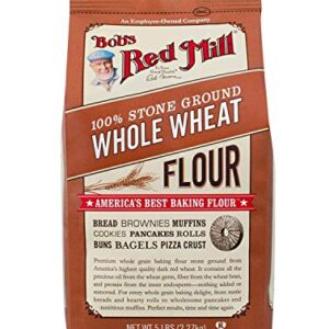 Bob's Red Mill Whole Wheat Flour - 5 lb (Pack of 3)