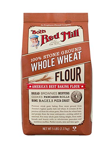 Bob's Red Mill Whole Wheat Flour - 5 lb (Pack of 3)