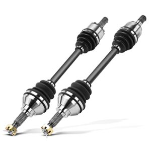 a-premium pair (2) front cv axle shaft assembly compatible with kawasaki brute force 650 2006-2009, brute force 650 2011-2013, brute force 750, driver and passenger side