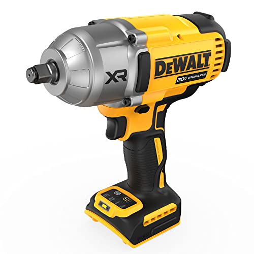 DEWALT 20V MAX Cordless Impact Wrench with Brushless Motor, 1/2", LED Work Light, Bare Tool Only (DCF900B)