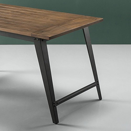 Zinus Donna Wood and Metal Dining Table