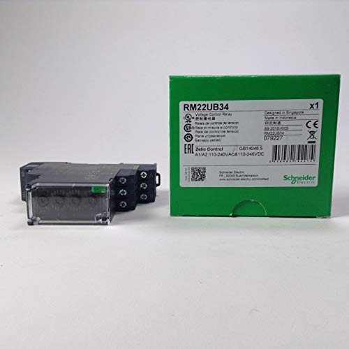 SCHNEIDER ELECTRIC RM22UB34 Voltage Sensing Relay,6 Pins