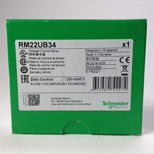 SCHNEIDER ELECTRIC RM22UB34 Voltage Sensing Relay,6 Pins