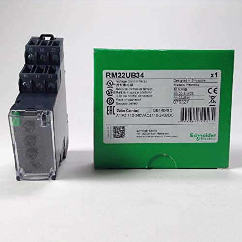 SCHNEIDER ELECTRIC RM22UB34 Voltage Sensing Relay,6 Pins