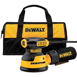 dewalt 20v max orbital sander kit, 5 inch, 3 amp, corded, 12,000 opm (dwe6421k)