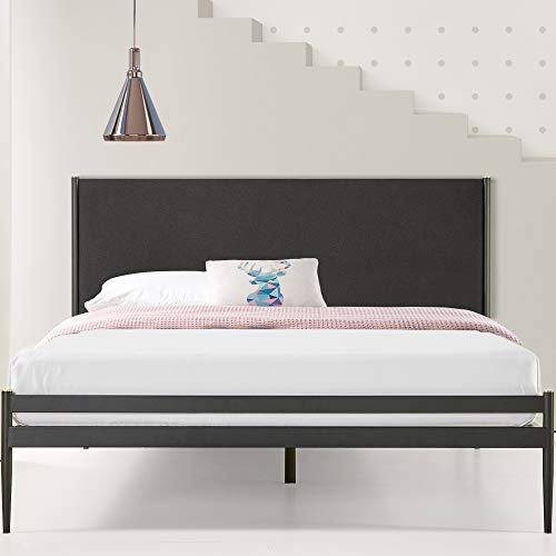 ZINUS Clarrisa Metal Platform Bed Frame / Mattress Foundation / Slat Support / No Box Spring Needed / Easy Assembly, King