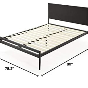 ZINUS Clarrisa Metal Platform Bed Frame / Mattress Foundation / Slat Support / No Box Spring Needed / Easy Assembly, King