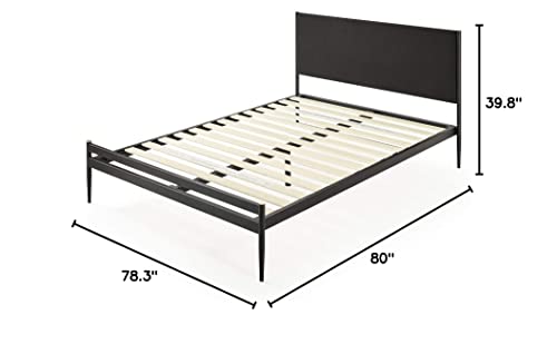 ZINUS Clarrisa Metal Platform Bed Frame / Mattress Foundation / Slat Support / No Box Spring Needed / Easy Assembly, King