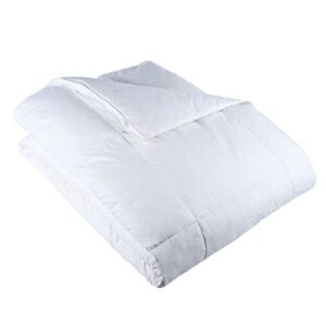 lavish home 100-percent cotton feather down bedding comforter, king