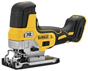 dewalt 20v max jig saw, barrel grip, tool only (dcs335b) , black