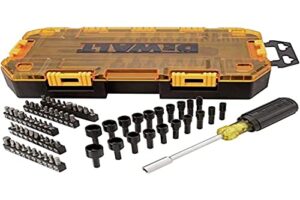 dewalt screwdriver bit set with nut drivers, 71-piece (dwmt73808)