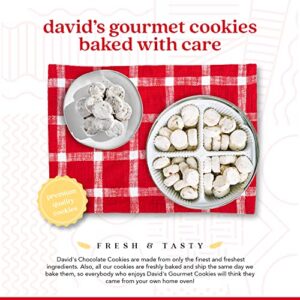 David’s Cookies Gourmet Butter Pecan Meltaway Cookies Gift Basket – 32oz Butter Cookies with Crunchy Pecans and Powdered Sugar – All-Natural Ingredients – Kosher Recipe – Ideal Gift for Corporate Birthday Fathers Mothers Day Get Well and Other Special Occ