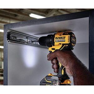 DEWALT 20V MAX* Cordless Drill / Driver Kit, Compact, 1/2-Inch (DCD708C2)