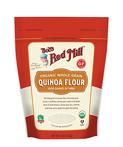 Bob's Red Mill Organic Quinoa Flour, 18-ounce (Pack of 4)