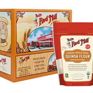 Bob's Red Mill Organic Quinoa Flour, 18-ounce (Pack of 4)