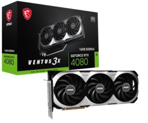 msi gaming geforce rtx 4080 16gb gdrr6x 256-bit hdmi/dp nvlink tri-frozr 3 ada lovelace architecture graphics card (rtx 4080 16gb ventus 3x oc)