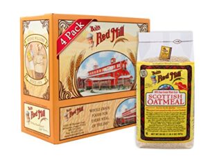 bob’s red mill scottish oatmeal, 20 oz (4 pack)