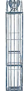 Safavieh PAT5012C Outdoor Collection Beatrix Victorian Antique Arbor, Mossy Blue