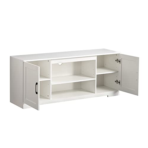 Zinus Bennett TV Stand, White