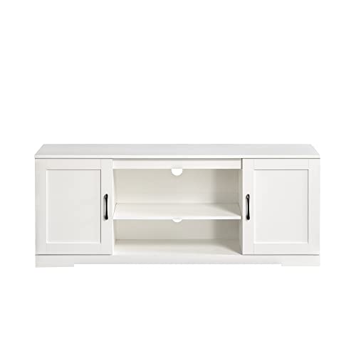 Zinus Bennett TV Stand, White