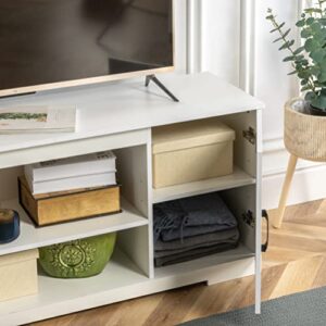 Zinus Bennett TV Stand, White